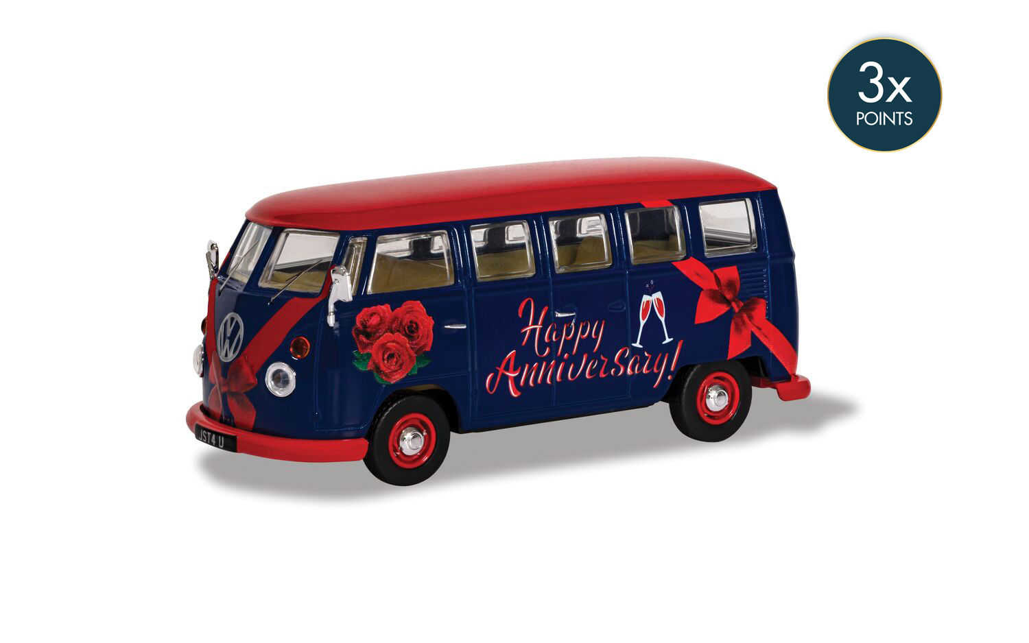 CC02735 VW Camper Happy Anniversary