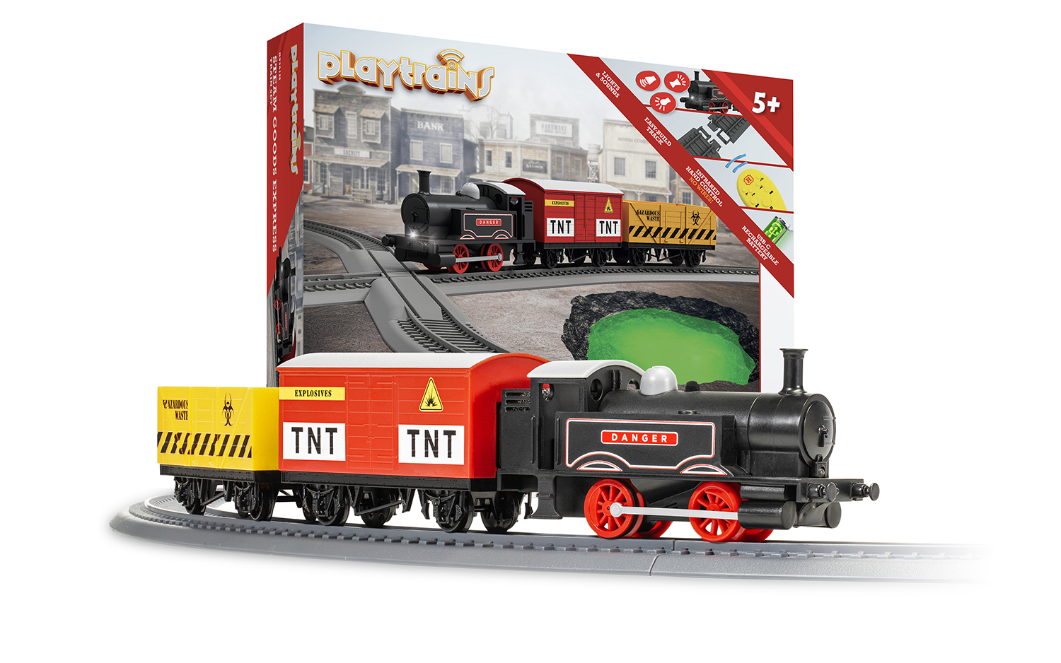 R9361M Playtrains - Steam Goods Express Train Set