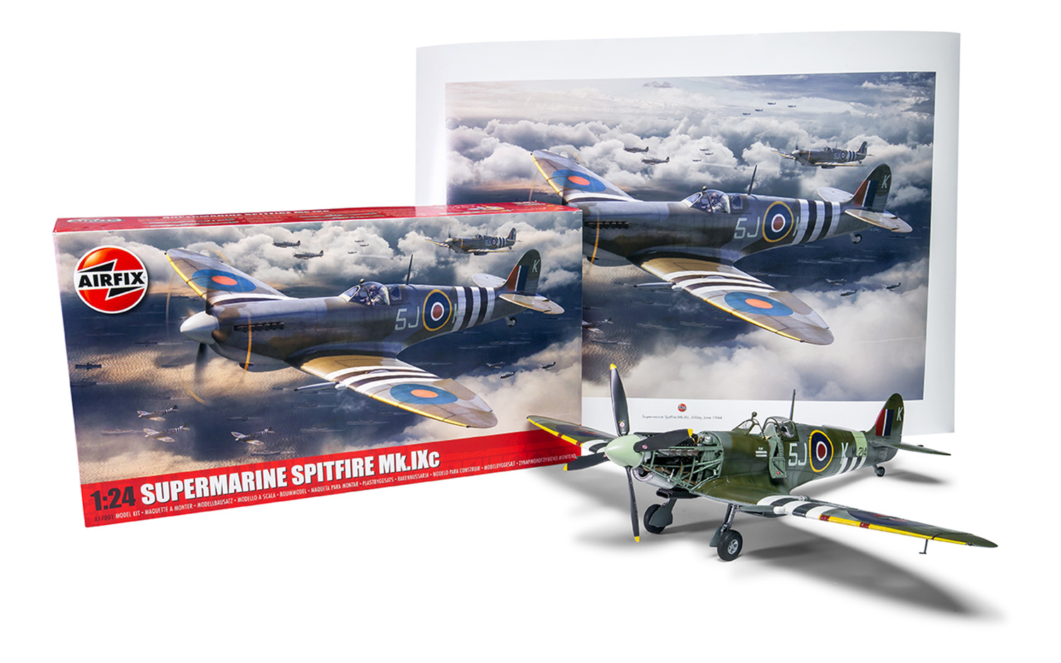 BUNDLEA16 Supermarine Spitfire Mk.IXc with FREE A2 Poster