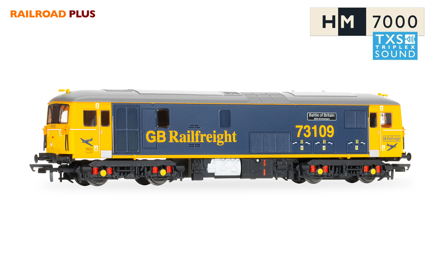 R30176TXS RailRoad Plus GB Railfreight, Class 73, Bo-Bo, 73109 'Battle ...