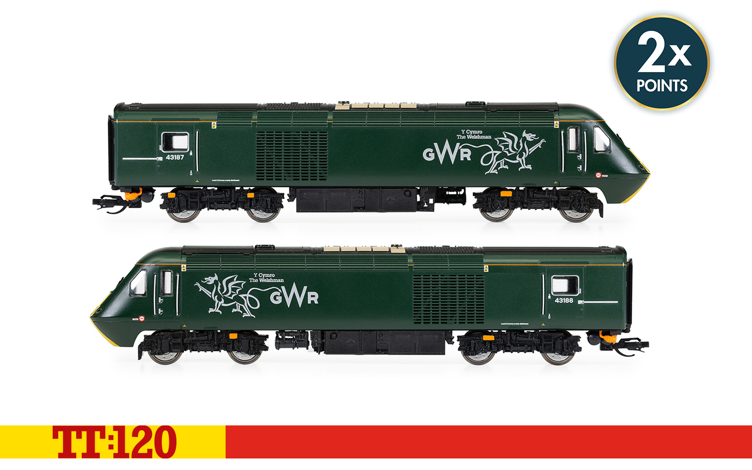 TT3023M GWR, Class 43 HST Train Pack - Era 11