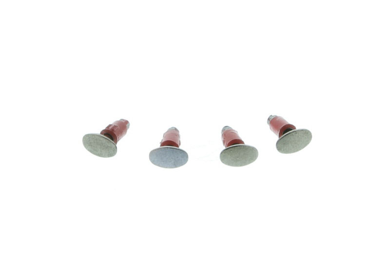 X9313R Red Sprung Buffers for Class 31 4 pack