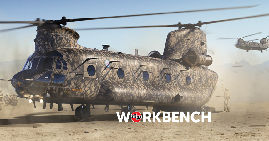 The second release from the Airfix 1/72nd scale Boeing Chinook HC.1 ...