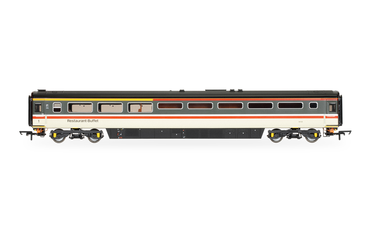 R40237 BR InterCity, Mk3 Trailer Buffet, 40733 - Era 8