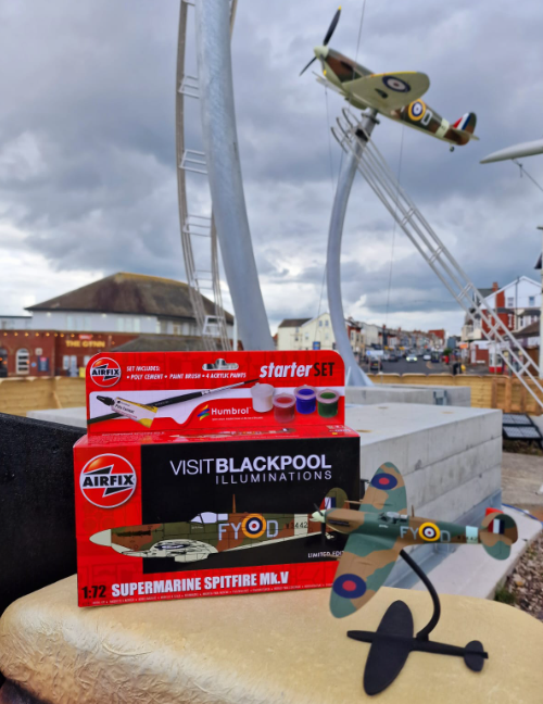 Ready for take off! Limited Edition Blackpool Illuminations Spitfire ...