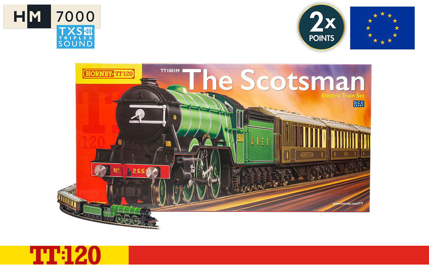 TT1001TXSMP The Scotsman Digital Train Set with Sound (EU Plug)