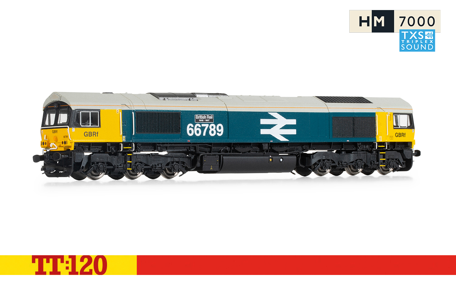 TT3020TXSM GBRf, Class 66, Co-Co, 66789, 'British Rail 1948-1997 ...