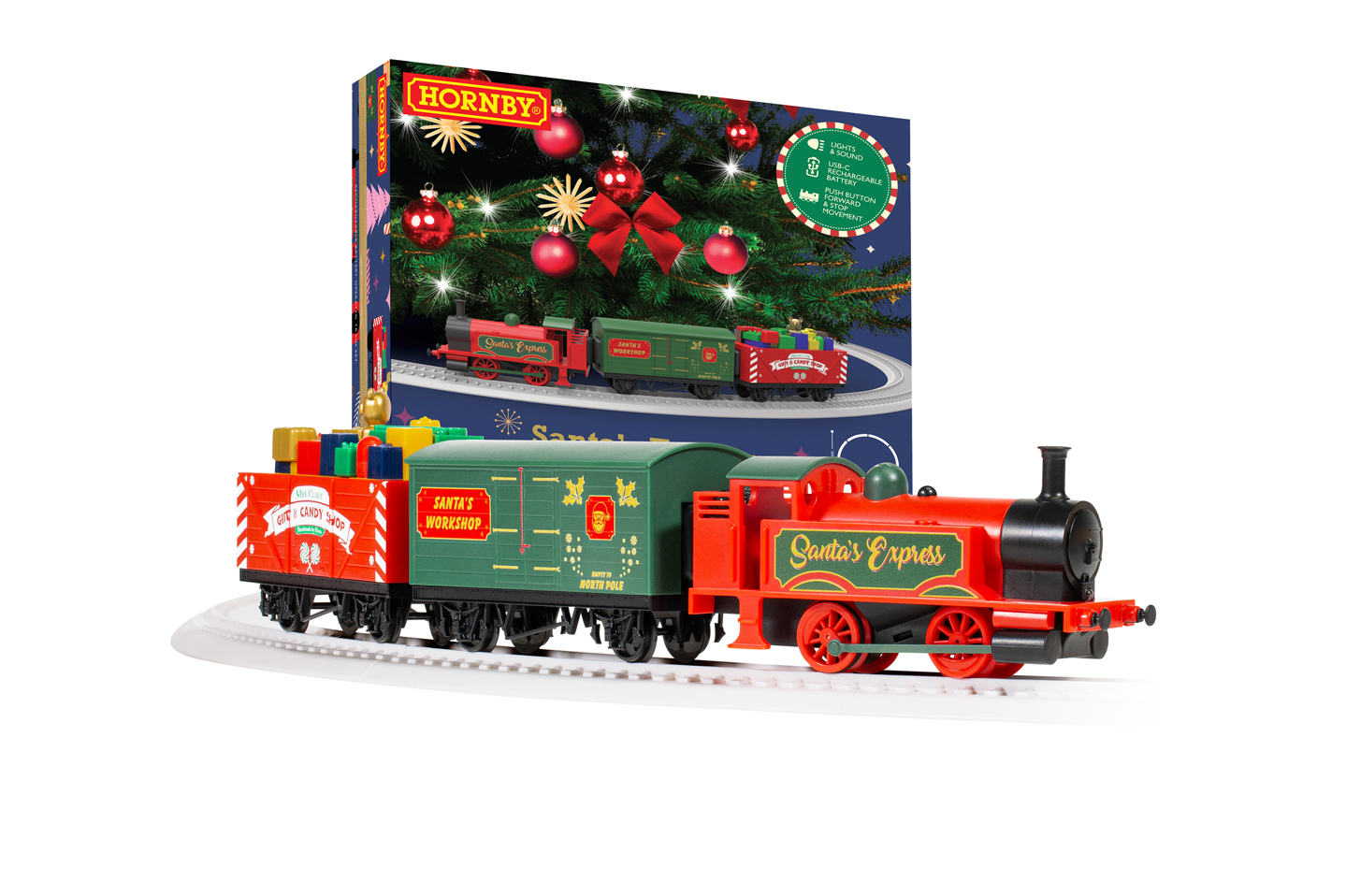 R9363M Santa’s Express Train Set - Rechargeable Battery