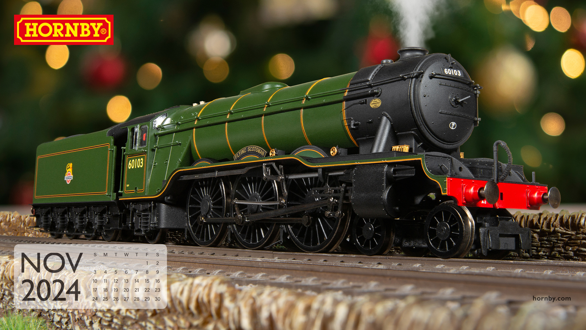 November 2024 Desktop Calendar :: Hornby Hobbies