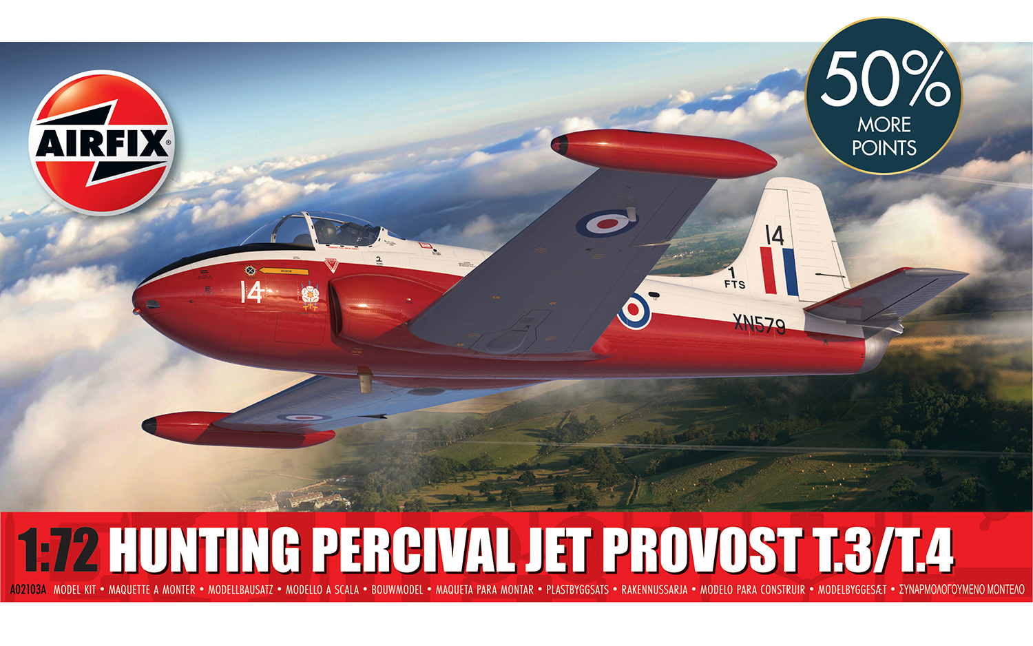 A02103A Hunting Percival Jet Provost T.3/T.4