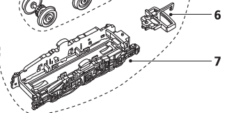 X9771 Class 47 TTS Bogie frame (drive unit)