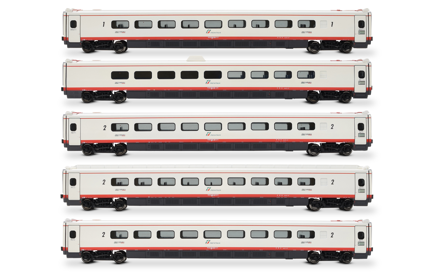 HR3024 FS, ETR 460 "Frecciabianca", 5-unit pack intermediate coaches ...
