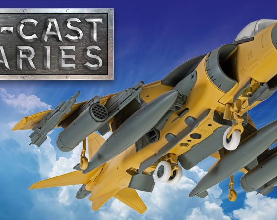 New Corgi Aviation Archive Harrier II project advances to engineering ...