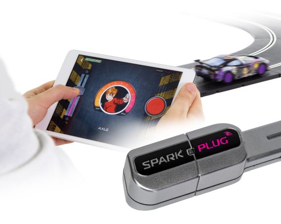 Discover Spark Plug control in your Scalextric competitions