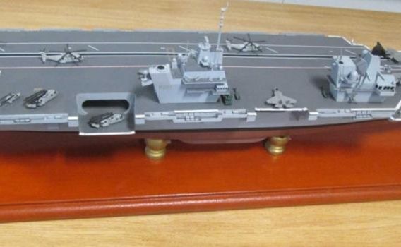 Airfix unveil specially commissioned Queen Elizabeth Aircraft Carrier Model